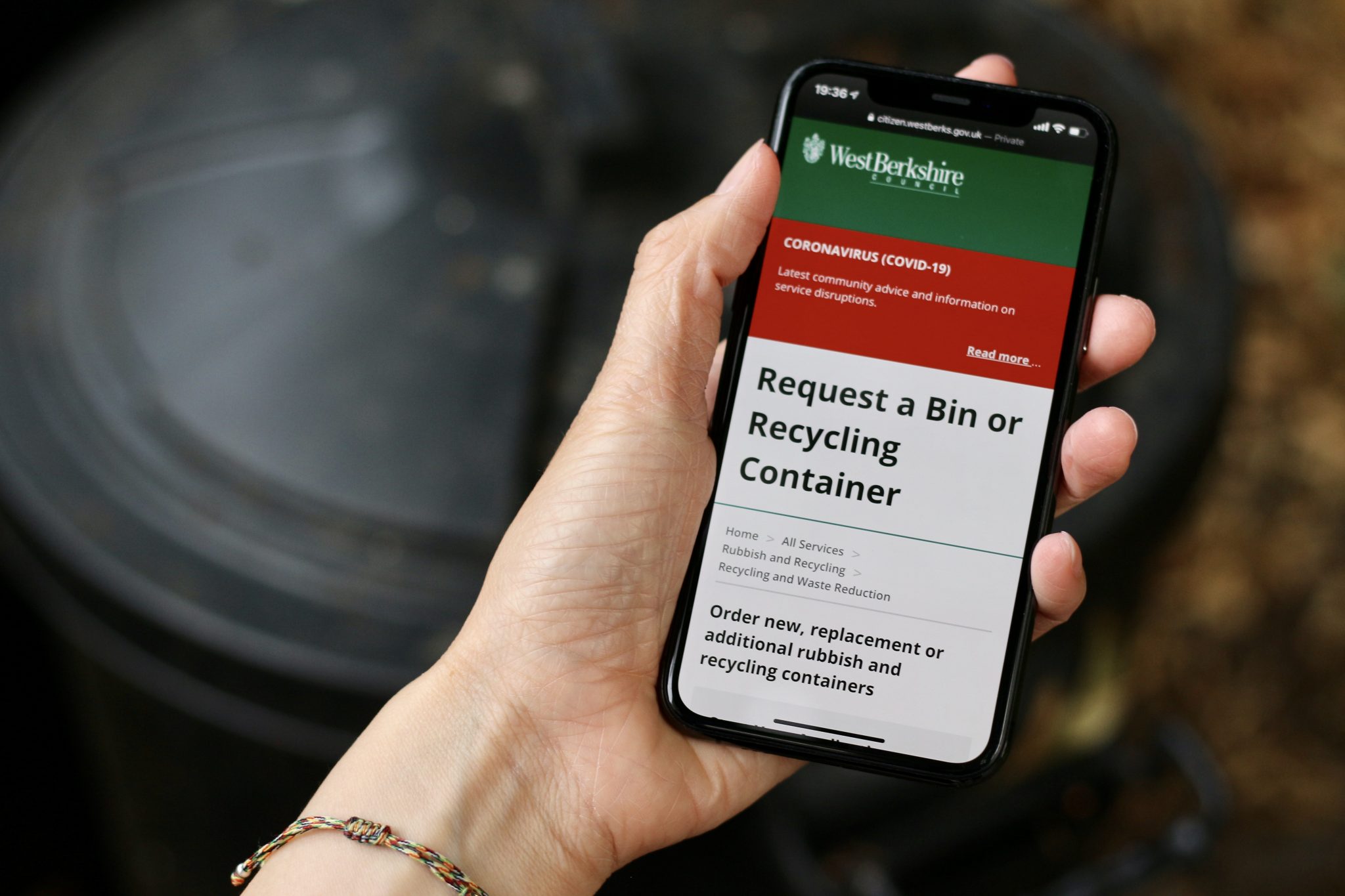 Transforming the ‘Request a bin’ service at West Berkshire Council ...