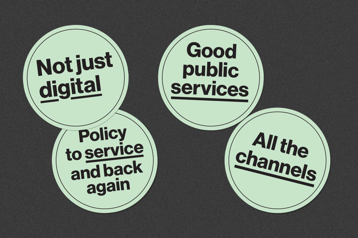 Service design – Services in government