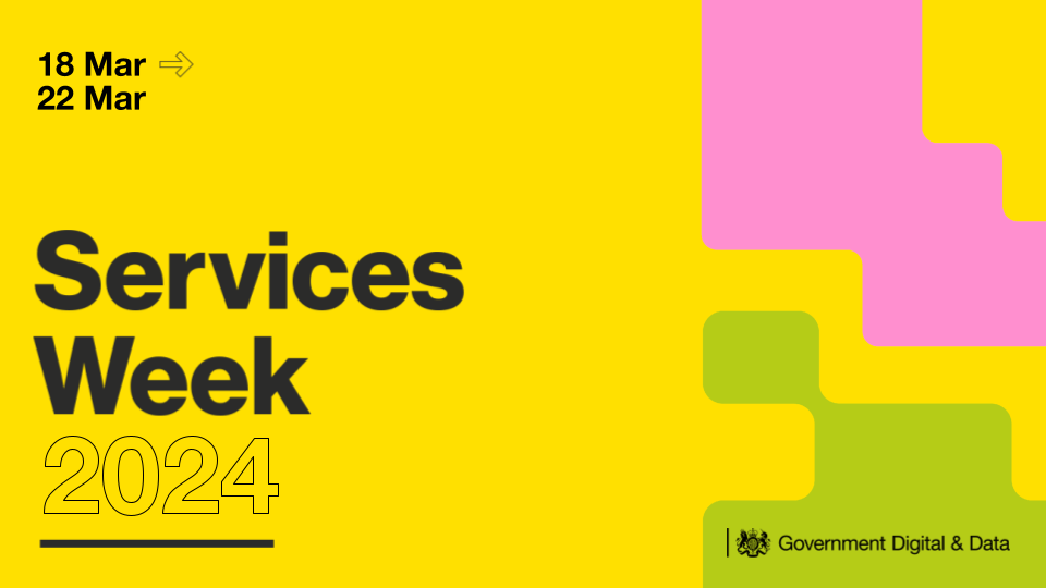 Showcase your work at Services Week 2024 – Services in government